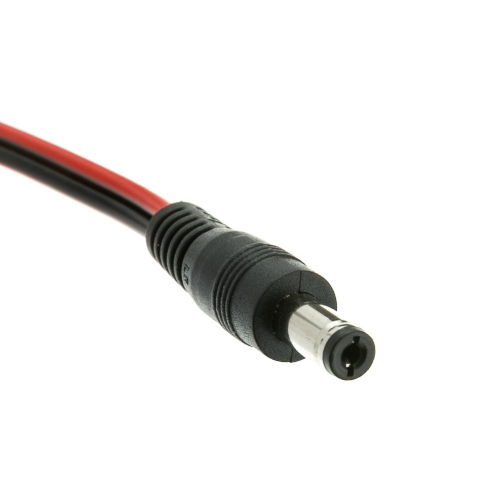 DC Power Pigtails Cable Male Connectors for CCTV Security Camera and ...